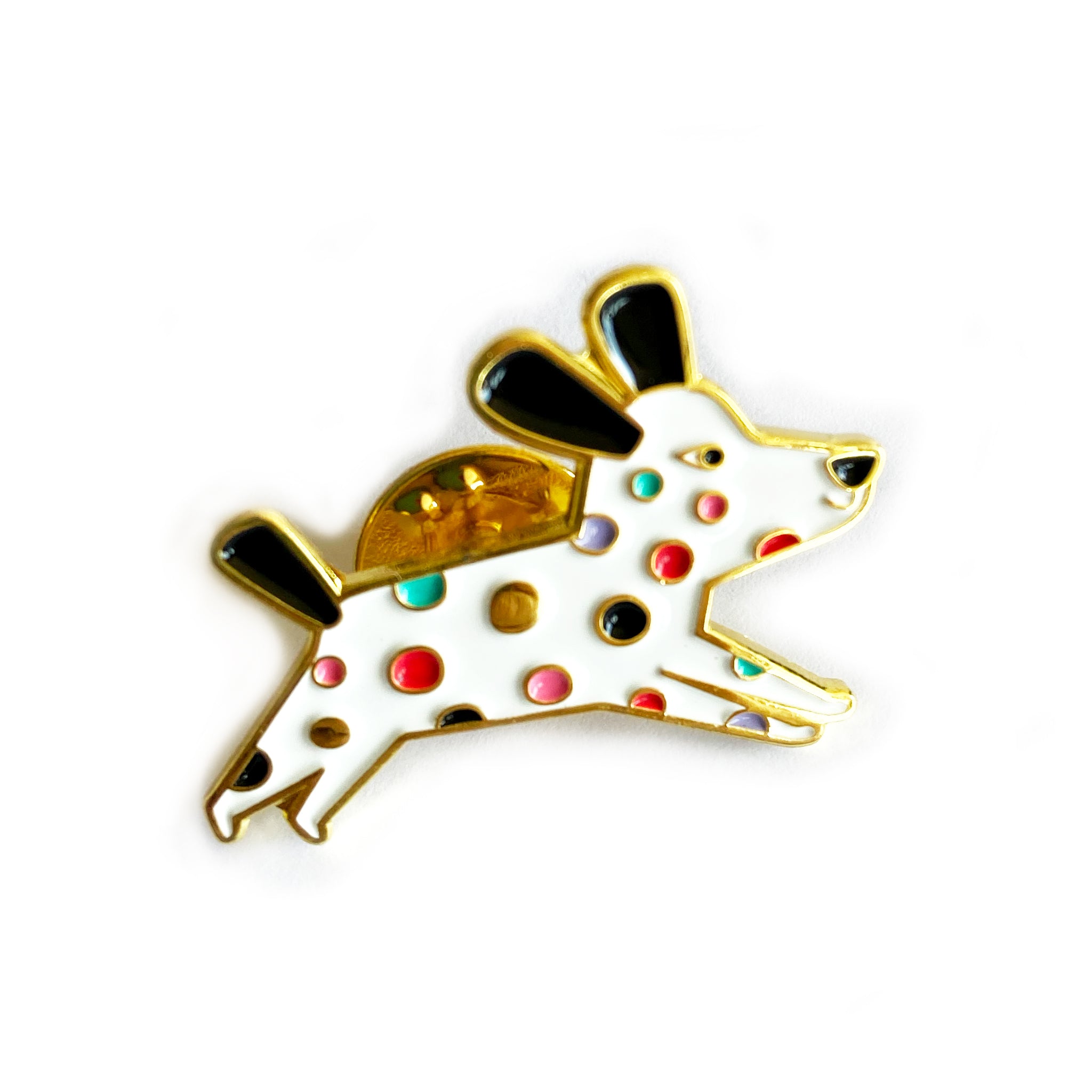 Pin perrito con puntos – Wildme.cl