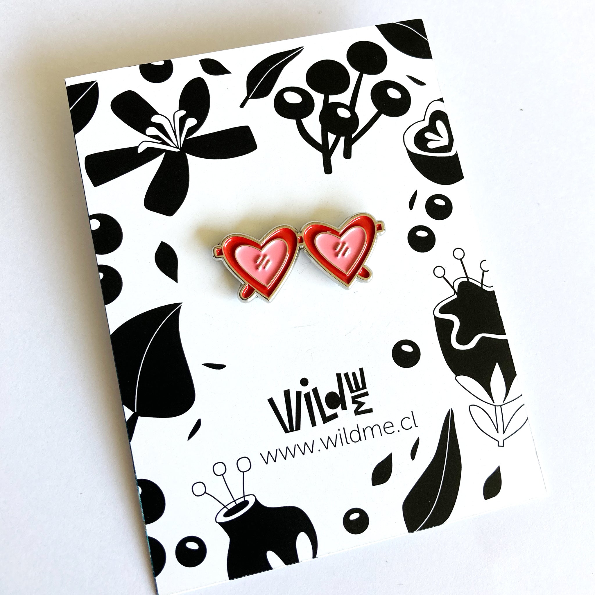 Pin lentes de corazón – Wildme.cl
