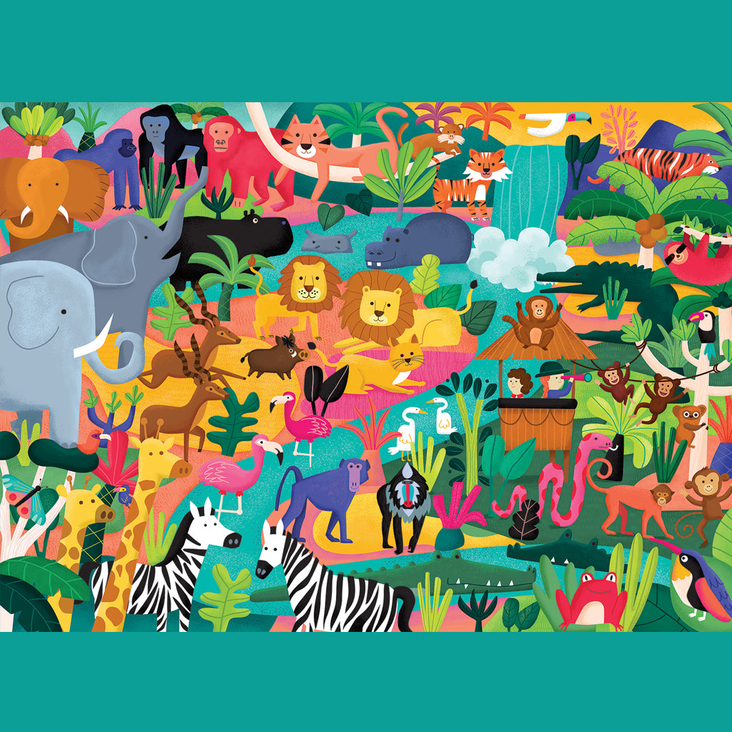 Puzzle 120 piezas Animales – Wildme.cl
