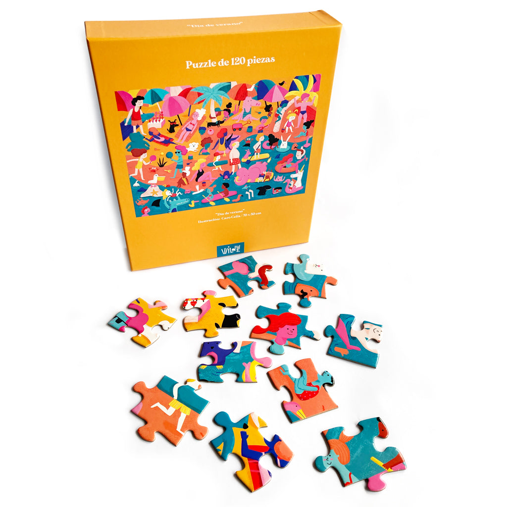Puzzle 120 piezas Playa – Wildme.cl